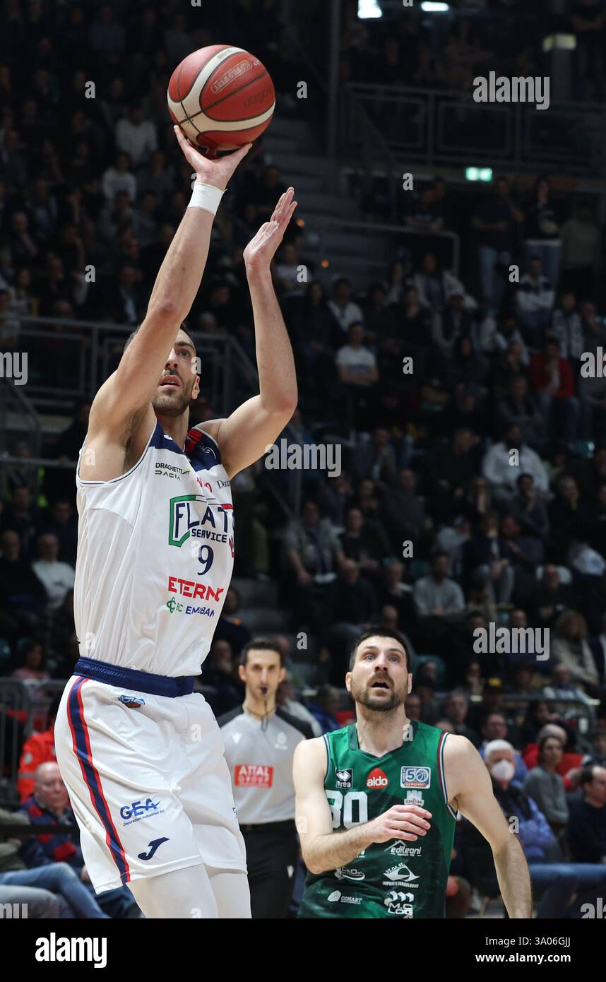 Riccardo Bolpin (Fortitudo) during the italian basketball LNP â??Old ...