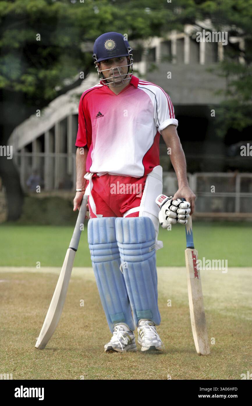 Master Blaster Sachin Tendulkar net practicing in Bombay Mumbai ...
