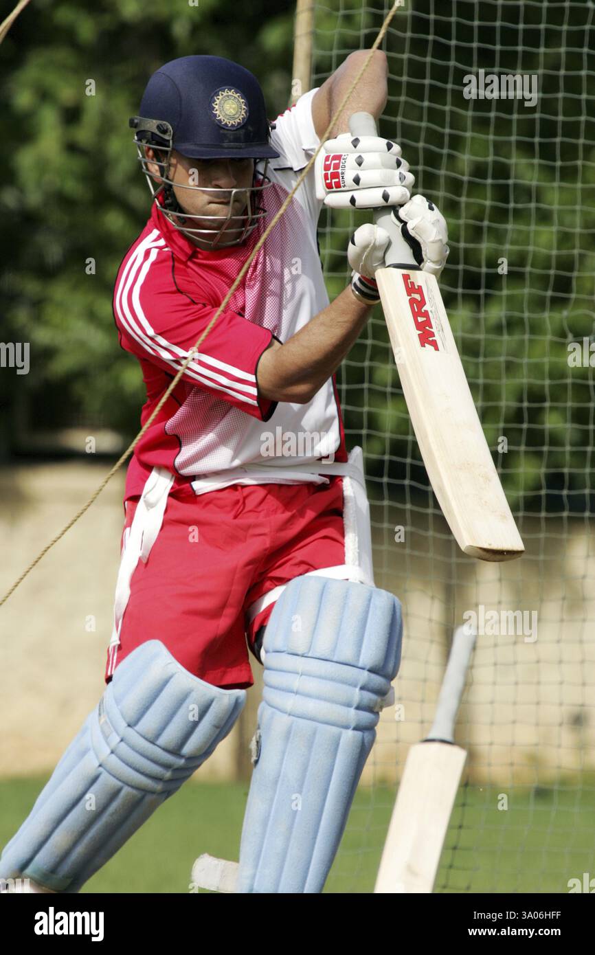 Master Blaster Sachin Tendulkar net practicing in Bombay Mumbai ...