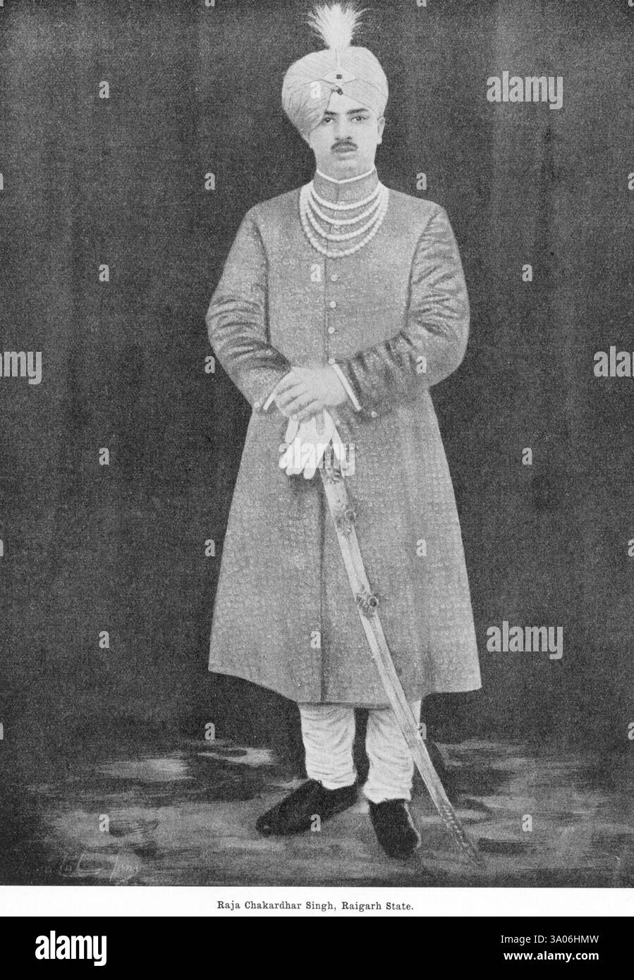 Indian raja vintage Black and White Stock Photos & Images - Alamy