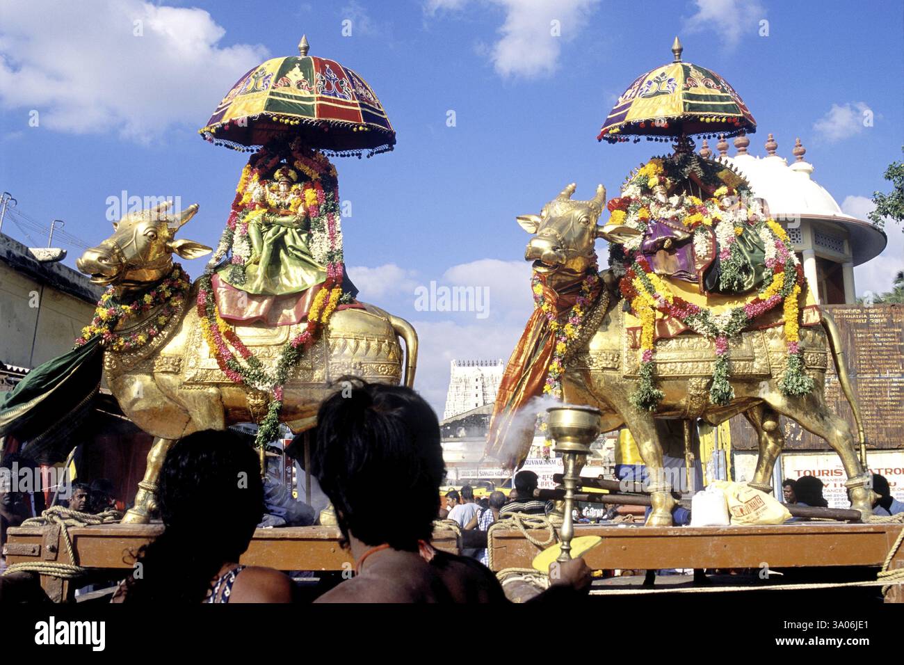 Urchava deities ramanthaswamy with his consort parvathavardini on ...