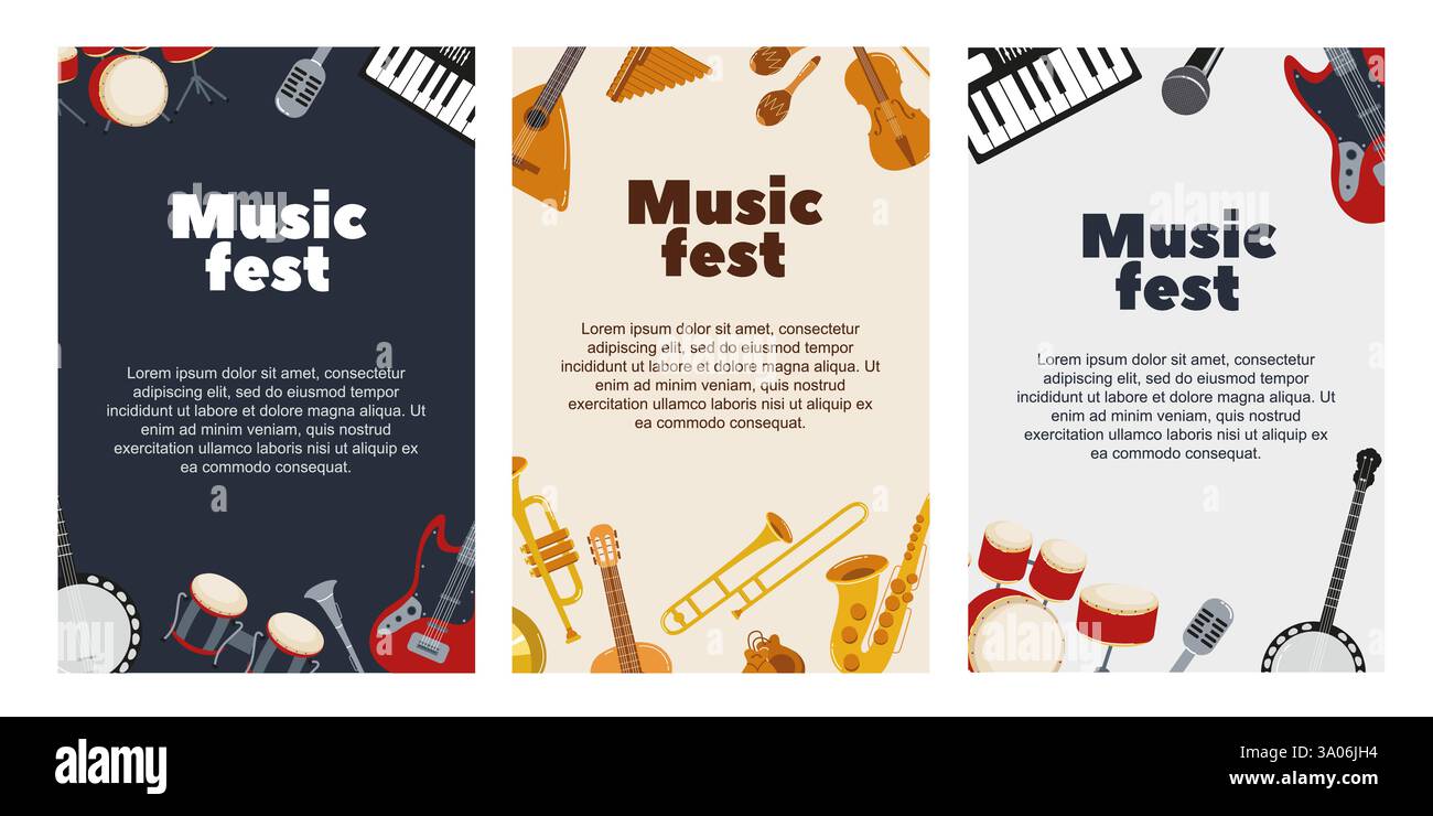 Musicians gather at a lively festival to showcase various instruments ...