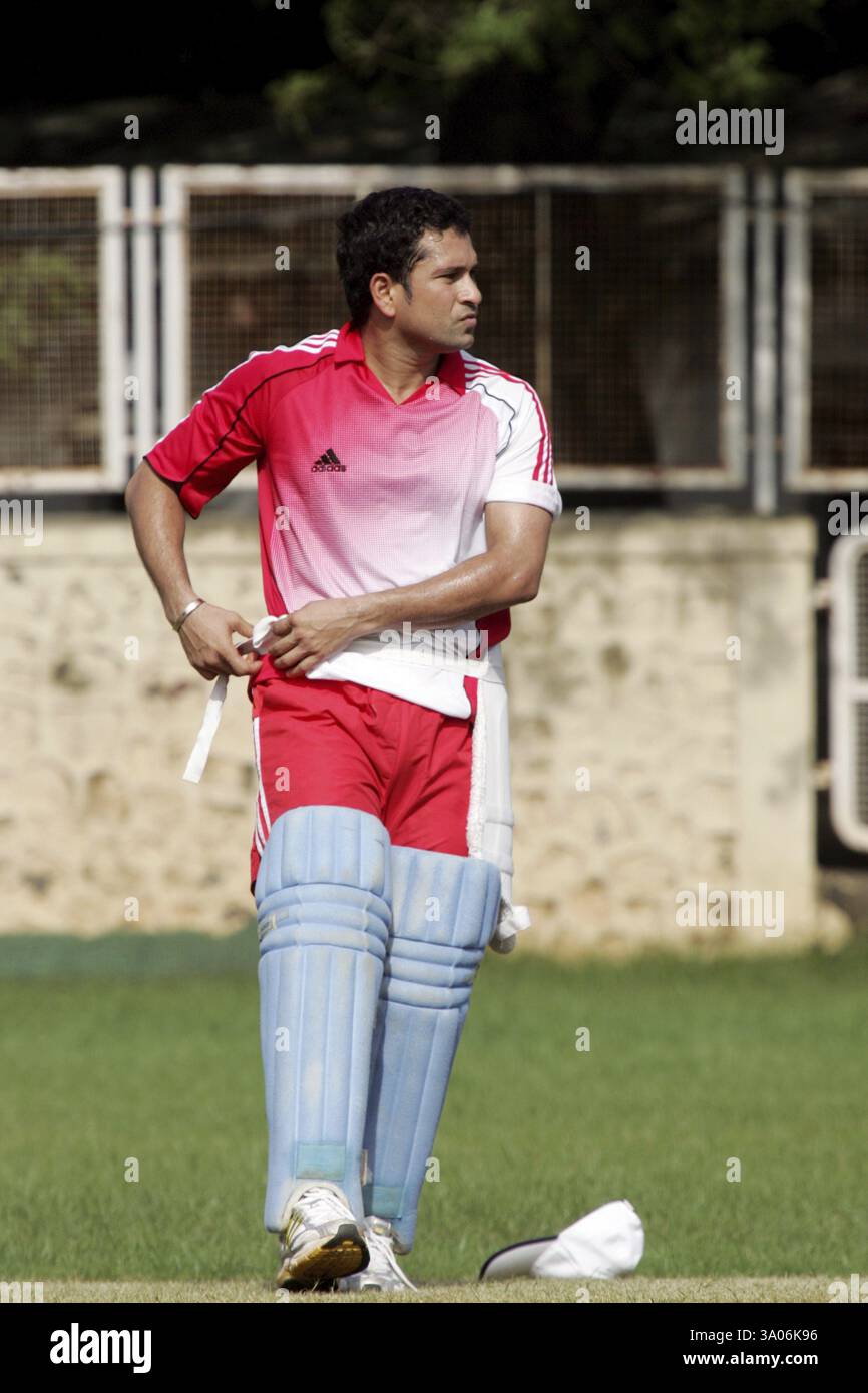 Master Blaster Sachin Tendulkar net practicing in Bombay Mumbai ...
