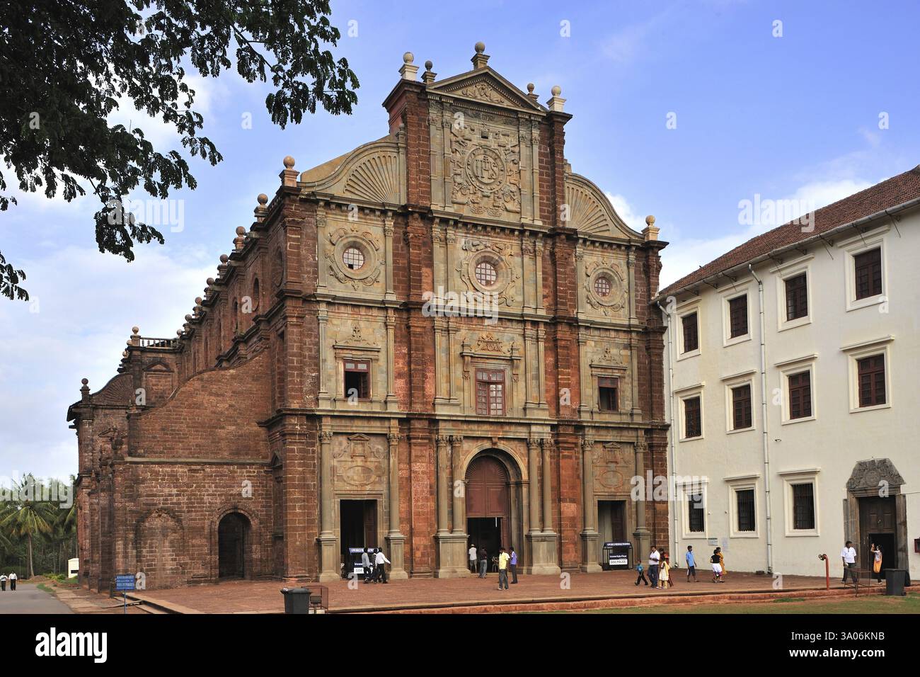 Basilica Of Bom Jesus in seventeenth century Old Goa, India, Asia Stock ...