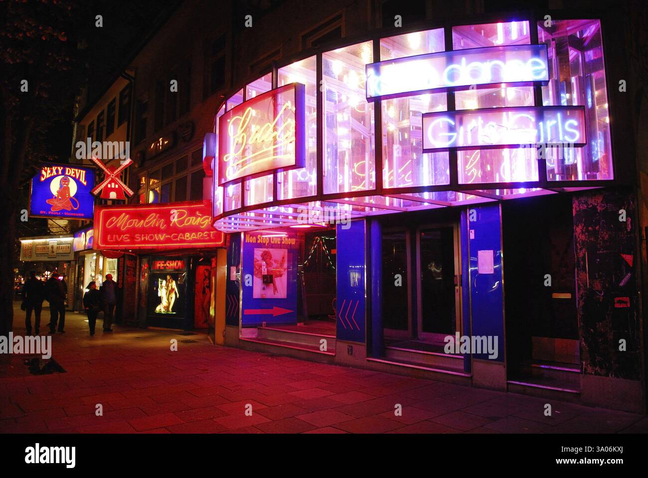 Night life which consists of live cabaret shows, Berlin, Germany ...