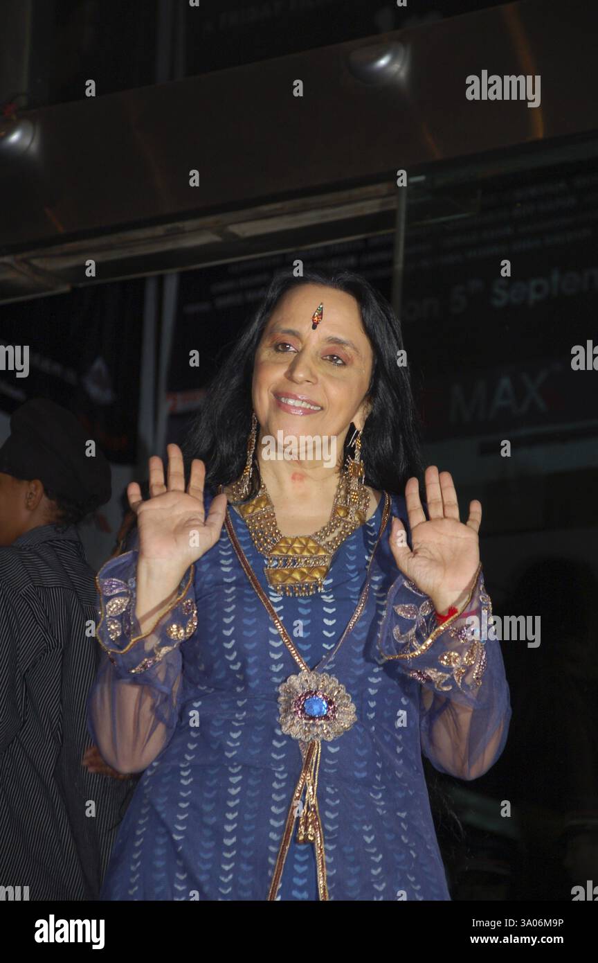 Singer ila arun, India NO MR Stock Photo - Alamy