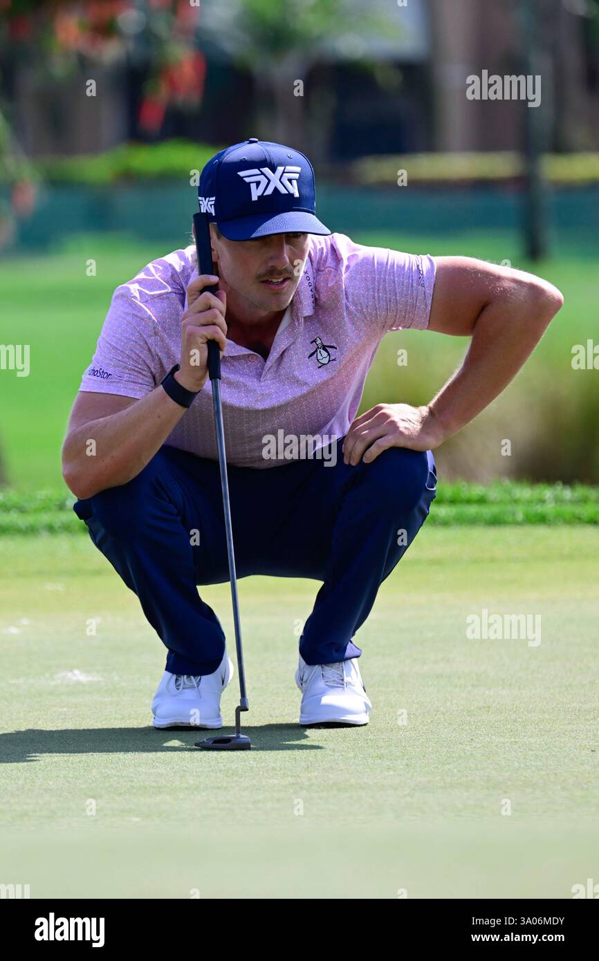 PALM BEACH GARDENS, FL - MARCH 1: Jake Knapp plays in the 3rd round of ...