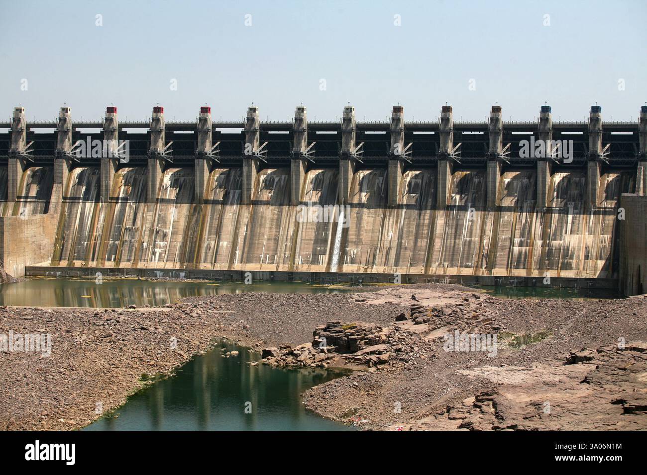 Indira Sagar Dam standing tall on river Narmada under multi purpose ...