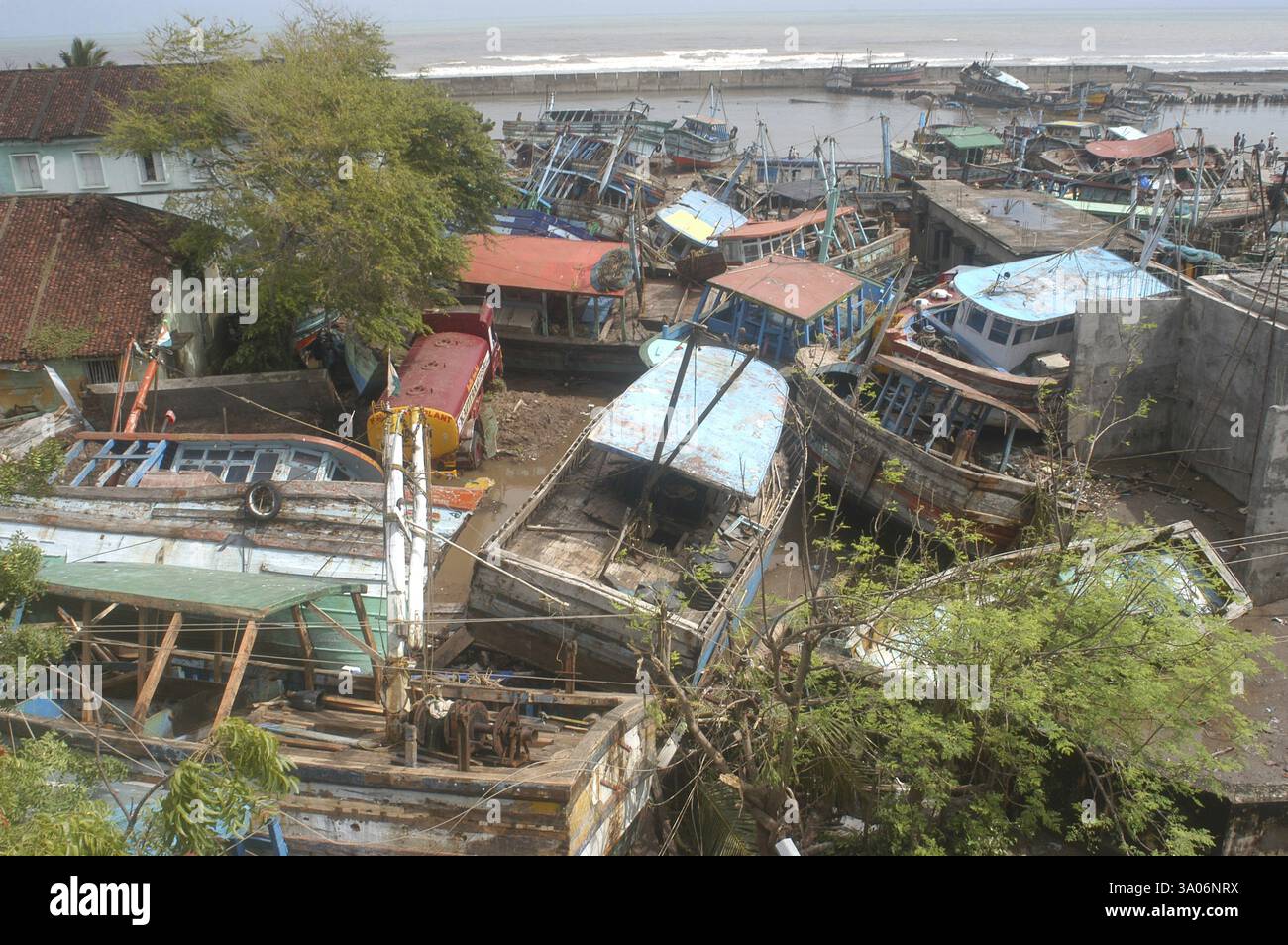 Damage, Natural Disaster Tsunami Earthquake on Sea Floor, Nagapattinum ...