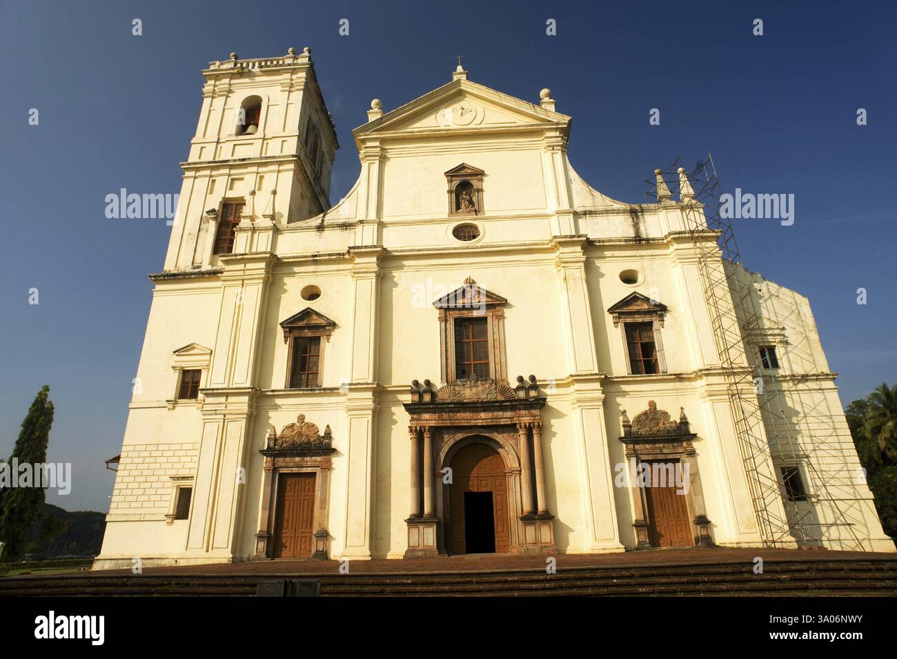 Entrance of se cathedral, Old Goa, India, Asia Stock Photo - Alamy