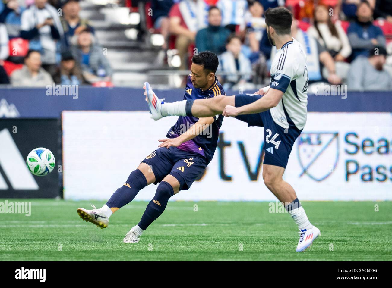 Vancouver, Canada. 02nd Mar, 2025. Los Angeles Galaxy's Maya Yoshida (4 ...