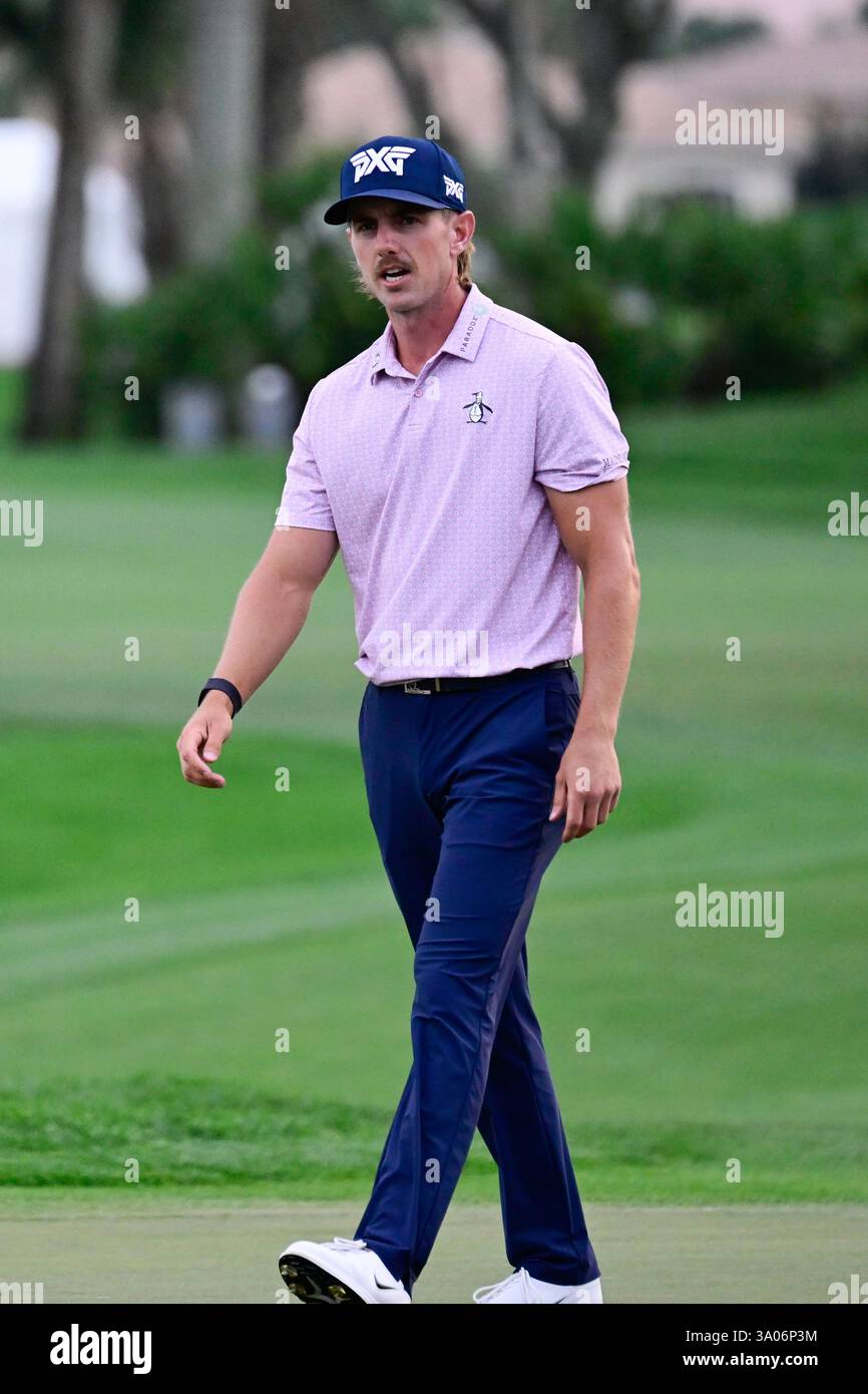 PALM BEACH GARDENS, FL - MARCH 1: Jake Knapp plays in the 3rd round of ...