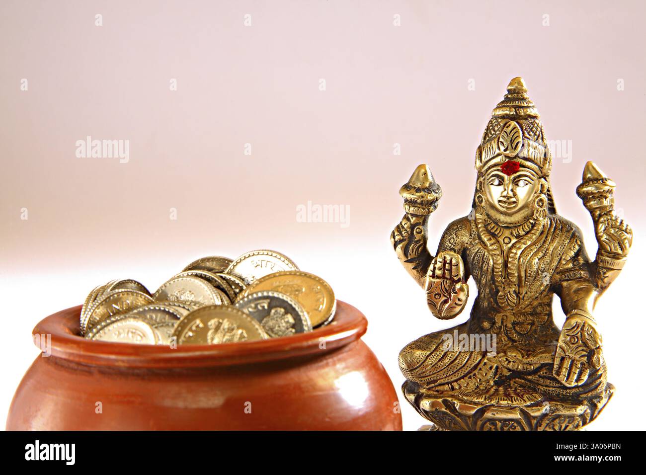 Indian goddess shree Lakshmi, goddess of good fortune, lustre and ...