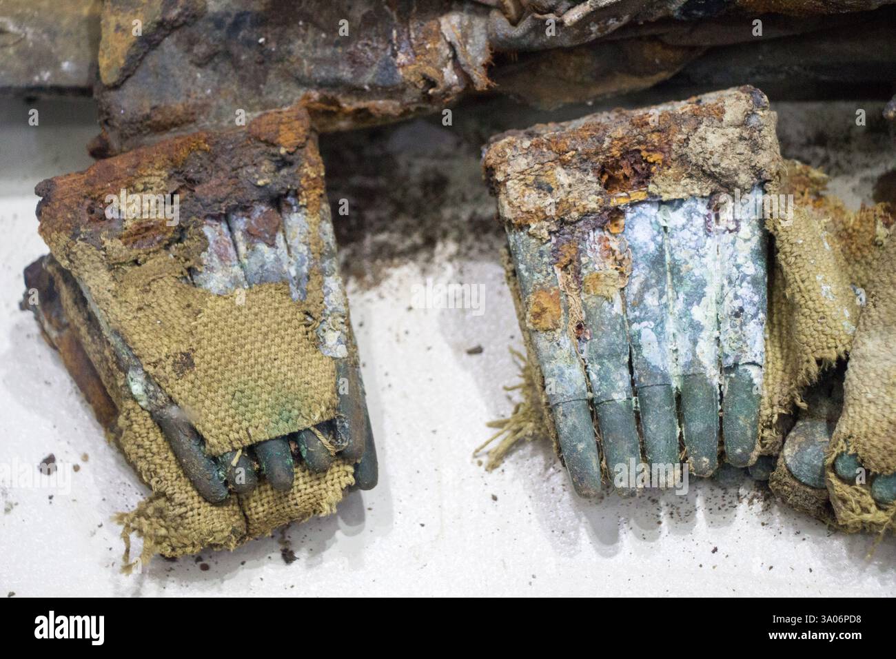 Cartridges of rusty bullet ammunition from the dardanelles war Stock ...
