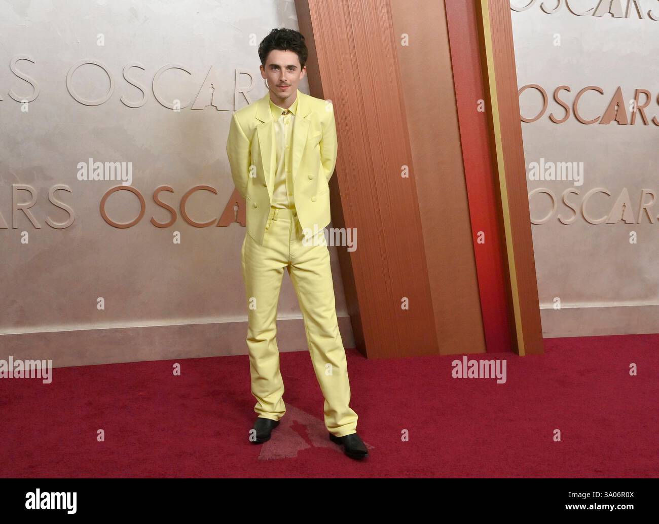 Timothee chalamet oscar 2025 hi-res stock photography and images - Alamy
