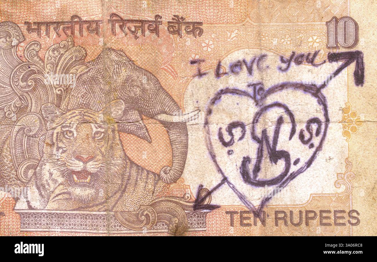 Ten rupees note hi-res stock photography and images - Alamy