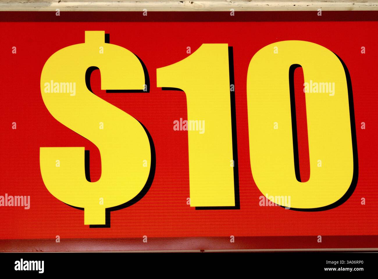 Signboard showing dollar ten, Singapore, Asia Stock Photo - Alamy