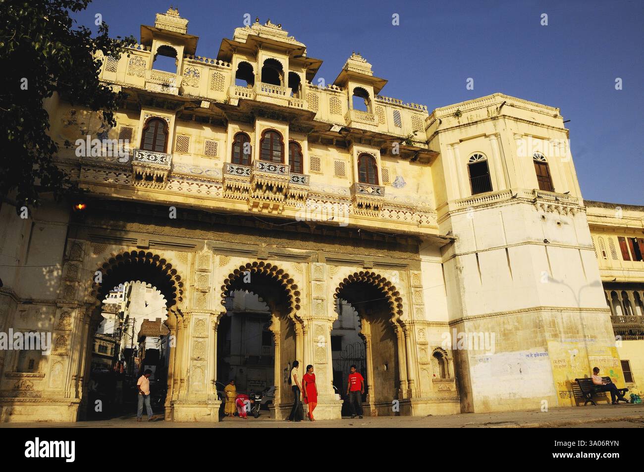 Entrance gate of Pichola lake, Udaipur, Rajasthan, India, Asia Stock ...
