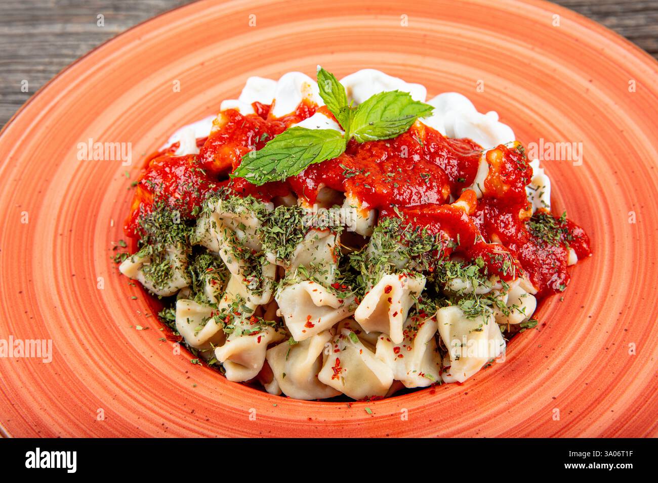 Traditional Turkish cuisine; Turkish ravioli, Turkish name; Manti ...