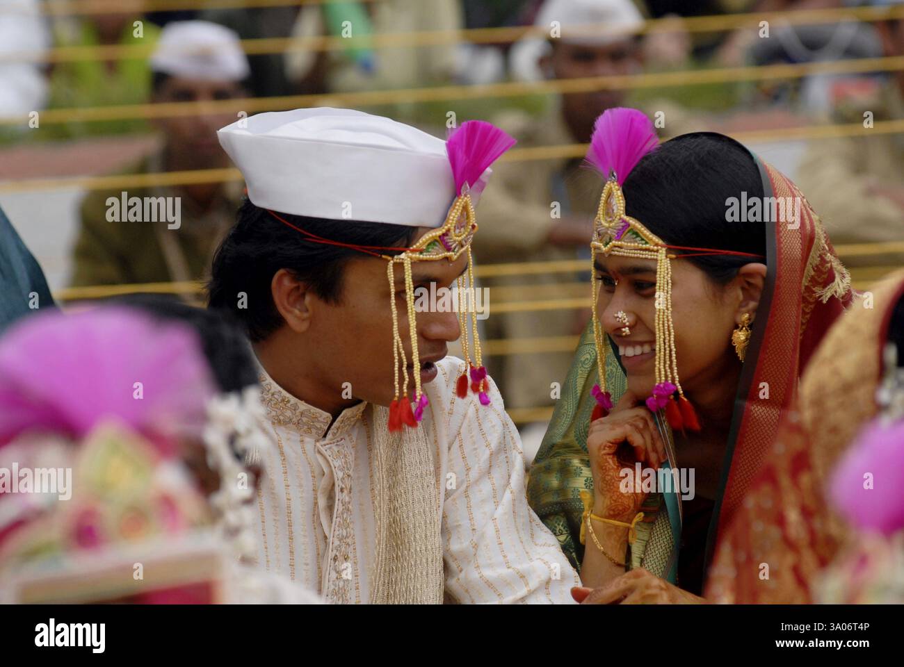 Couples getting married at mass marriage function organized by Sant ...