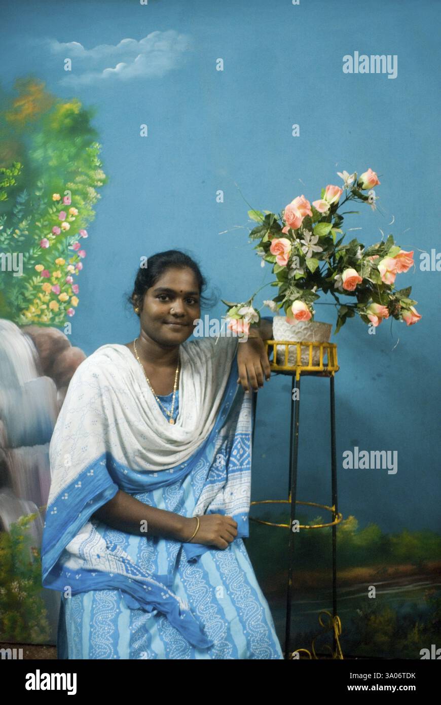 Photo Studio, Studio Owner Pose for Photograph at Studio at Pondicherry ...