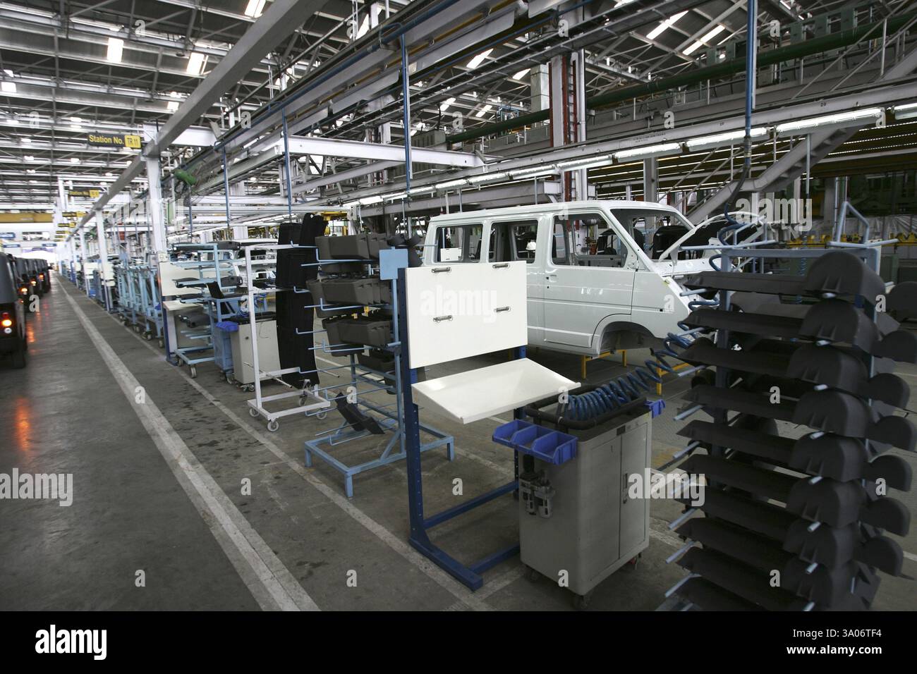 Body of new range of commercial vehicle introduced at Tata motors plant ...
