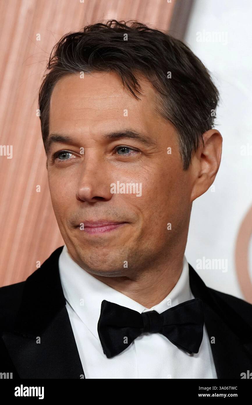 Sean Baker arrives at the Oscars on Sunday, March 2, 2025, at the Dolby Theatre in Los Angeles ...