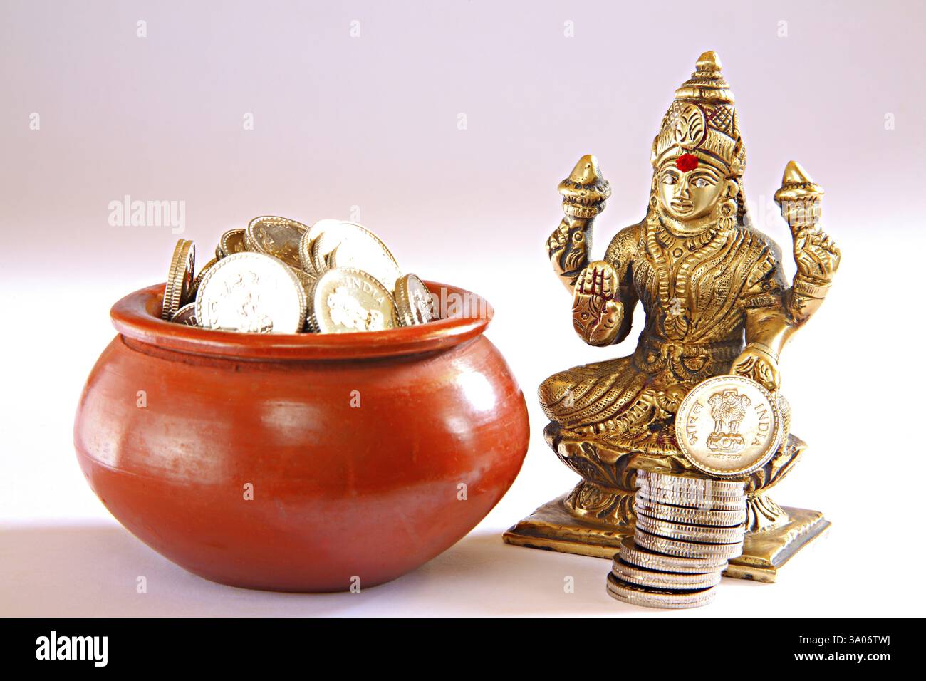 Indian goddess shree Lakshmi, goddess of good fortune, lustre and ...