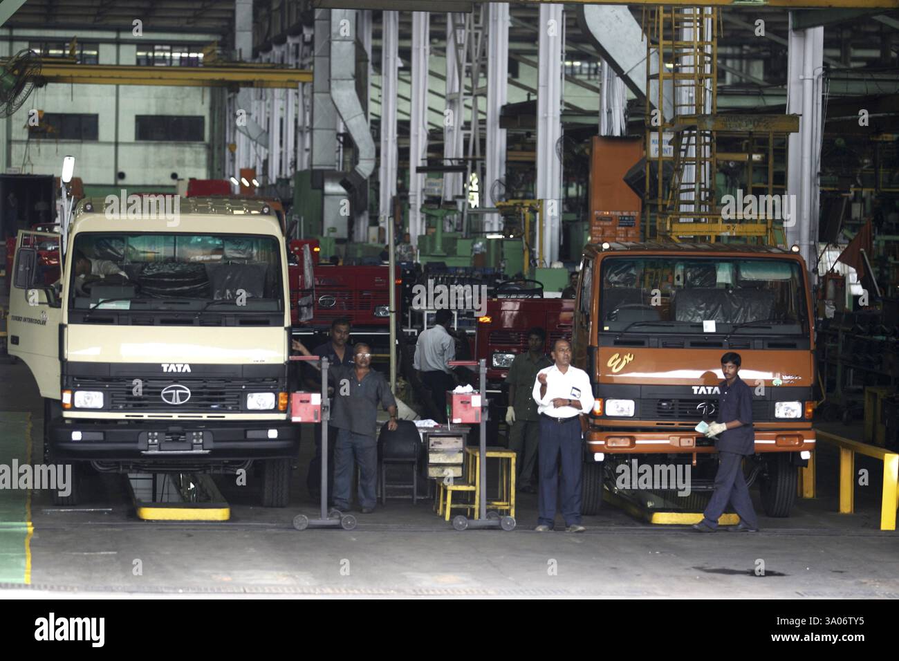 Tata motors matador chassis work shop at Tata motors plant, Pimpri near ...