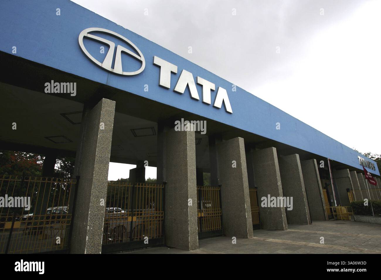 Main gate of Tata motors plant, Pimpri near Pune, Maharashtra, India ...