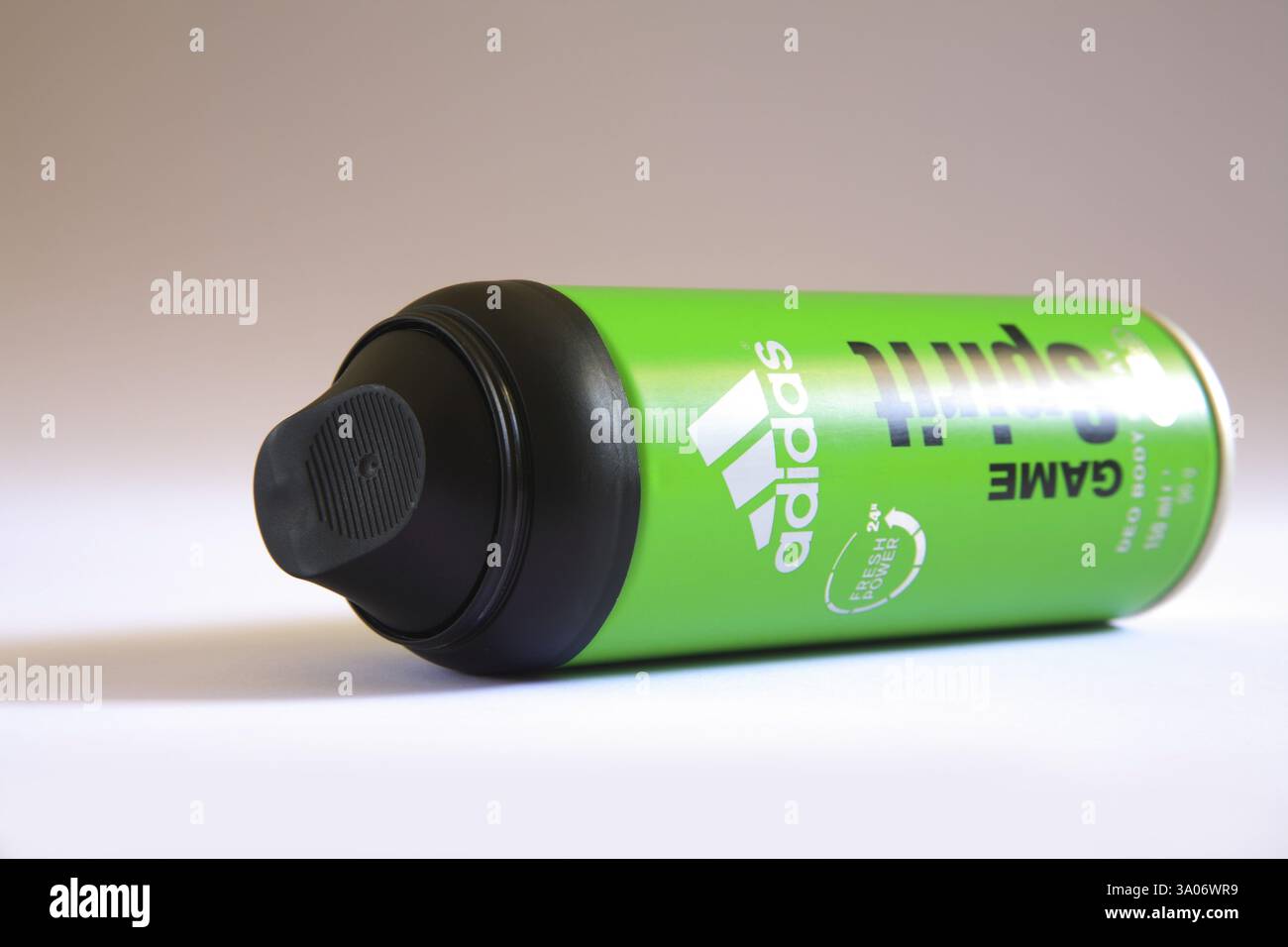 Fragrance perfume game spirit deodorant body spray on white background ...