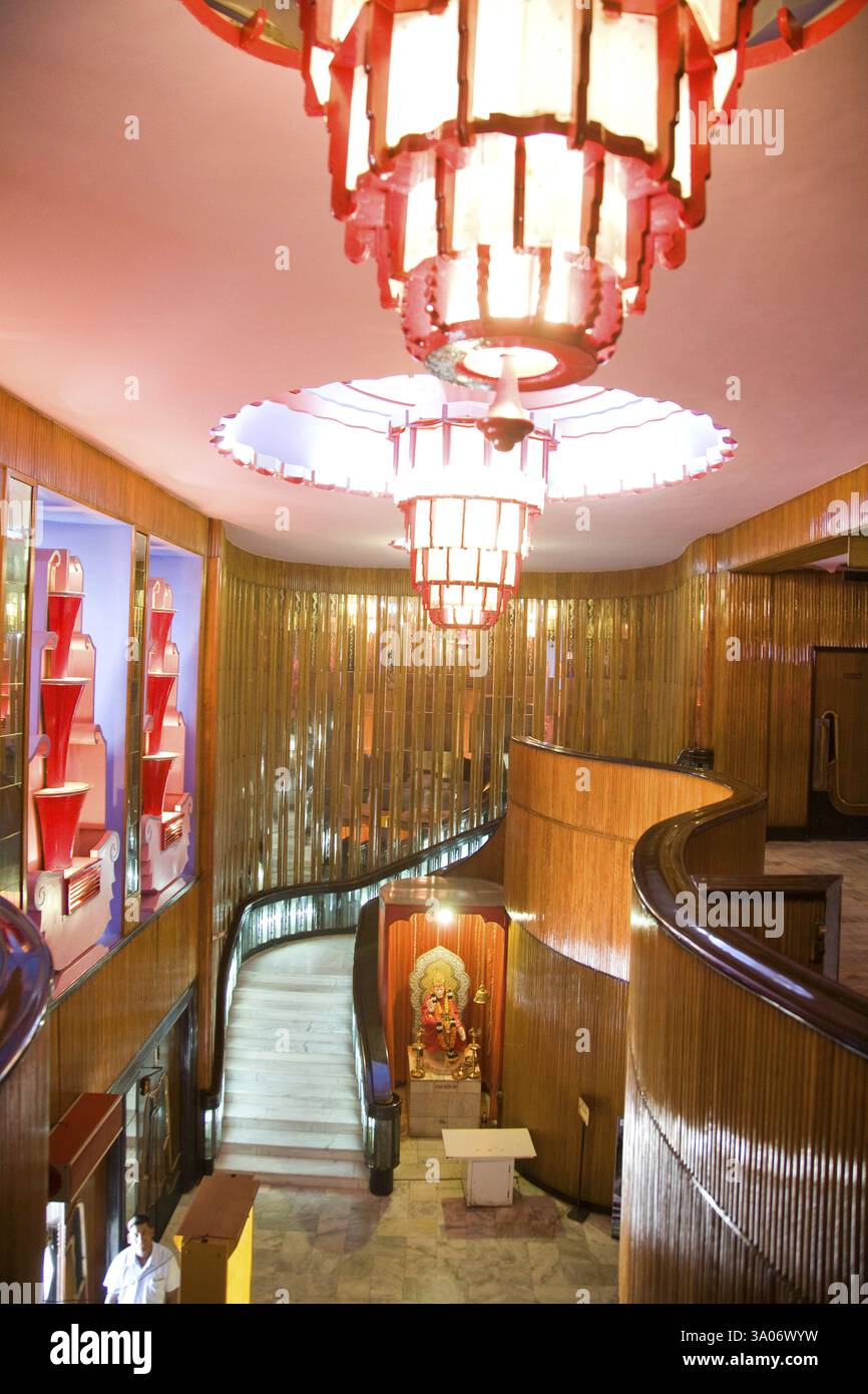 Interior design of maratha mandir theatre, Bombay Mumbai, Maharashtra ...