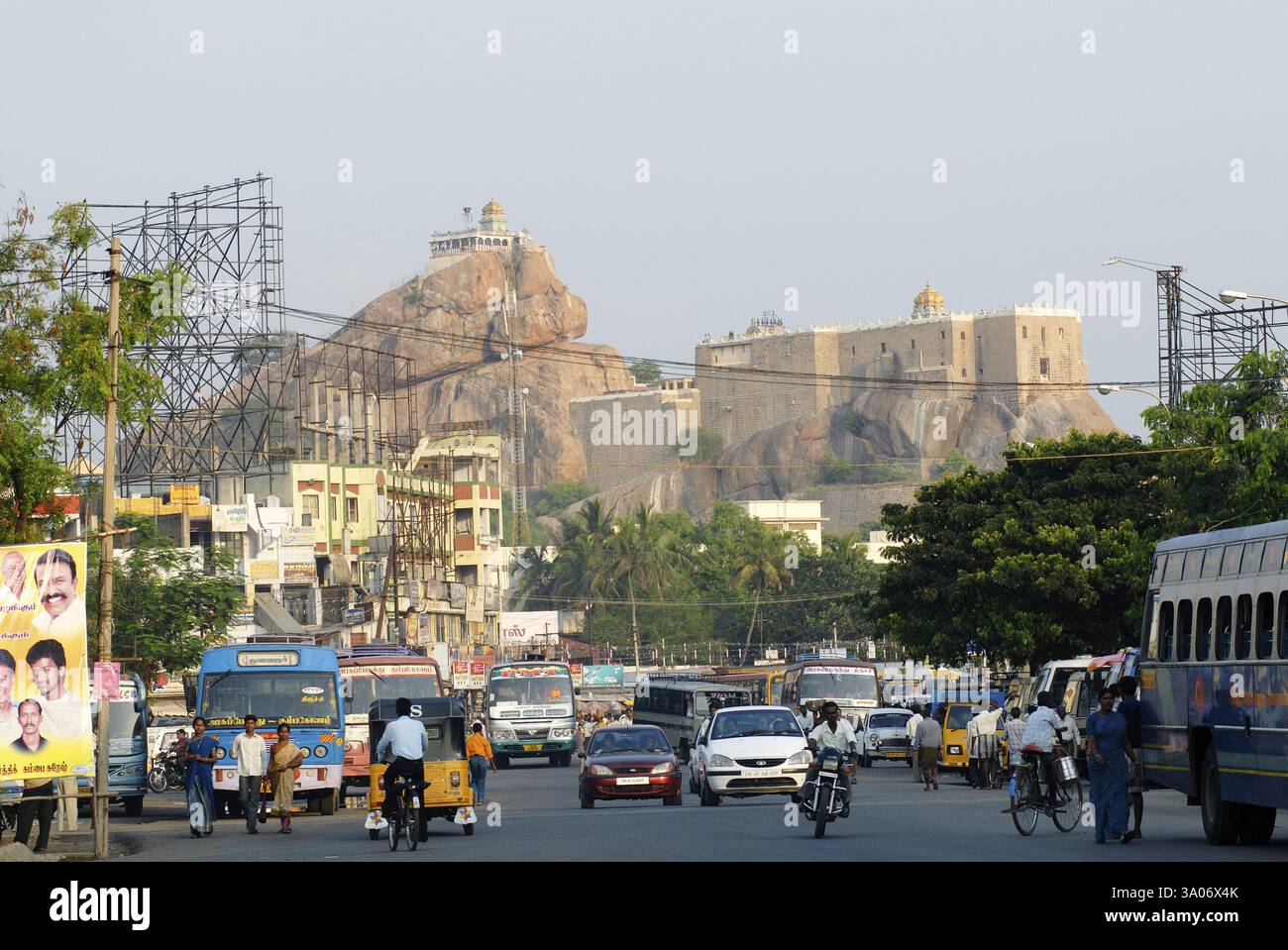 Rockfort temple complex, Tiruchirappalli city also known as Tricht or ...