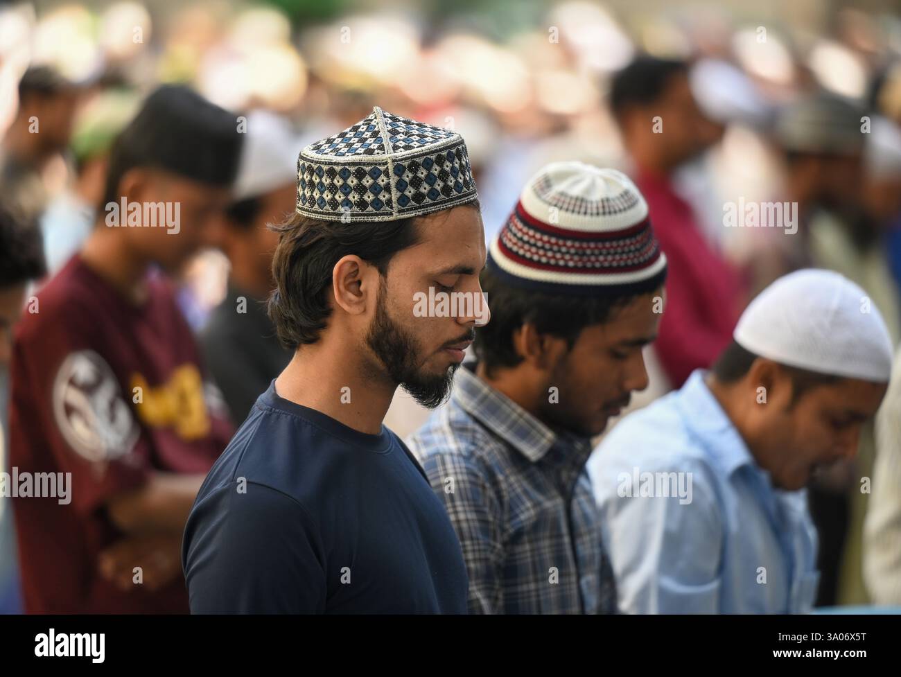 New Delhi, India. 02nd Mar, 2025. NOIDA, INDIA - MARCH 2: Muslim ...