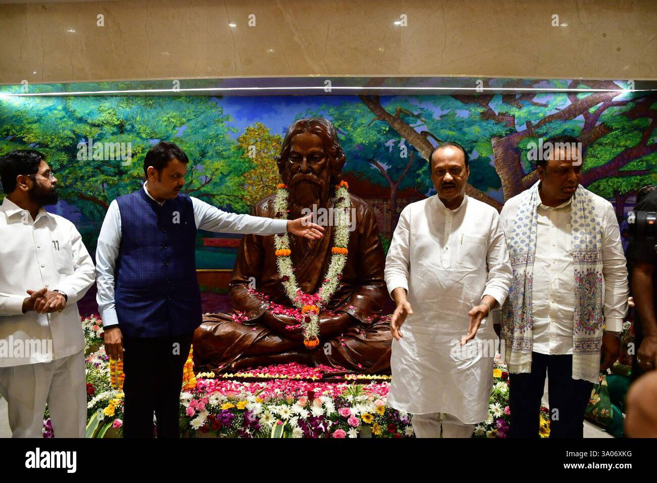 Mumbai, India. 02nd Mar, 2025. MUMBAI, INDIA - MARCH 2: Maharashtra Chief Minister Devendra ...