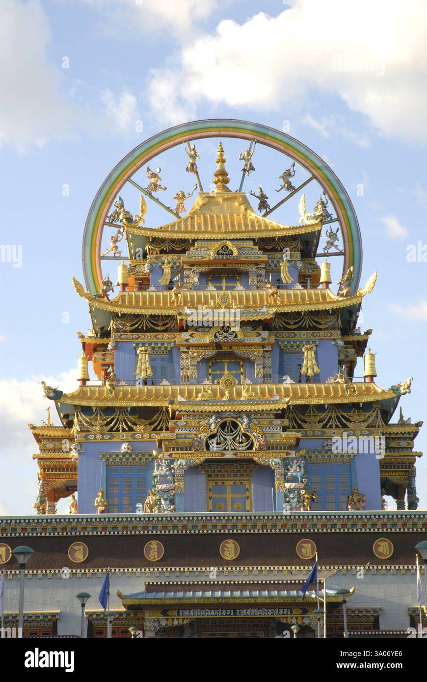 Biggest Tibetan Namdroling monastery at Kushal nagar District Coorg ...