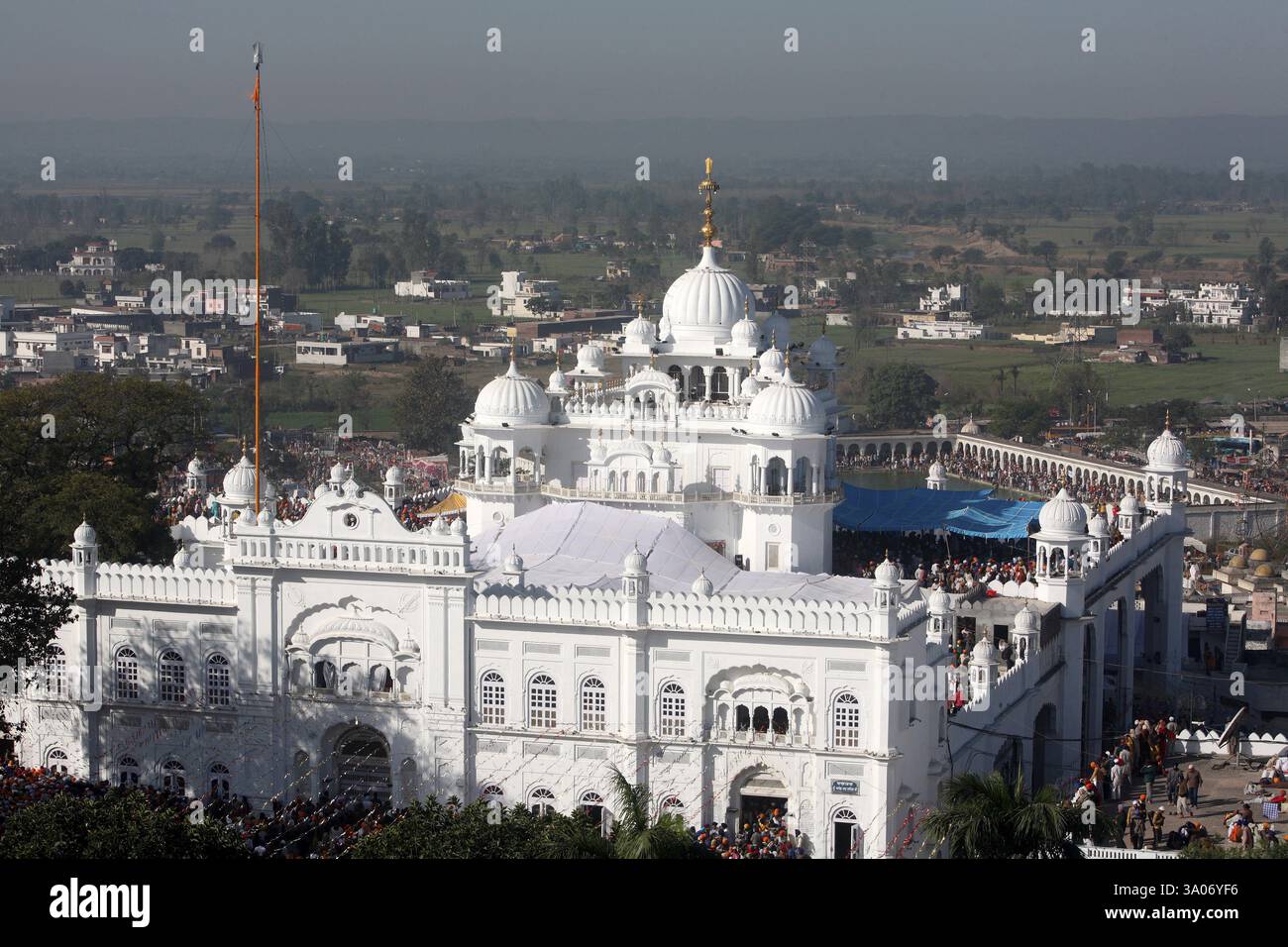 Anandpur Sahib Gurudwara during Hola Mohalla festival in Rupnagar district, Punjab, India, Asia ...
