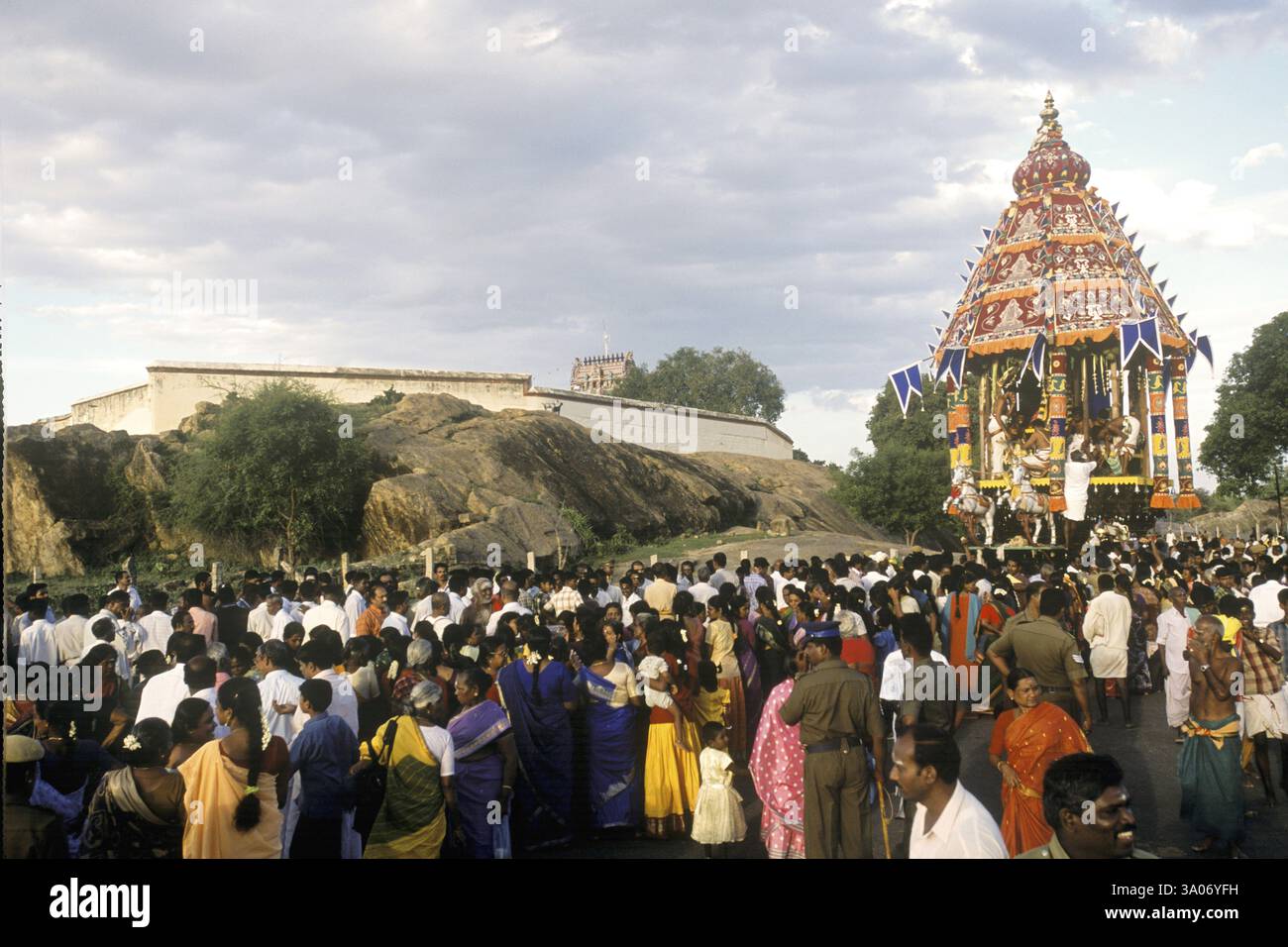 Chariot festival in Karpagavinayagar temple Ganesh at Pillaiyarpatti ...