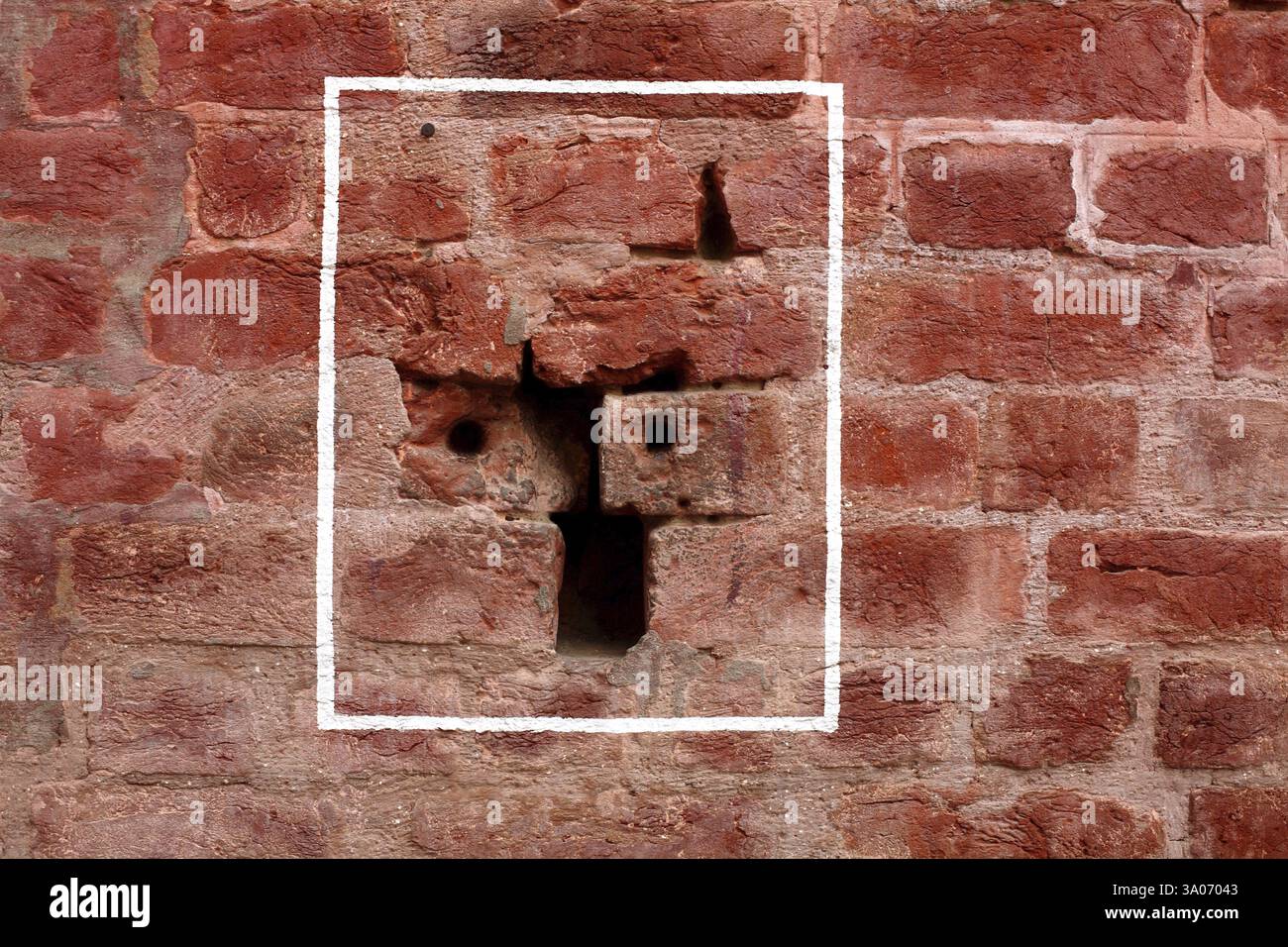 Bullet marks visible on preserved wall at Jalianwala Bagh, Amritsar ...