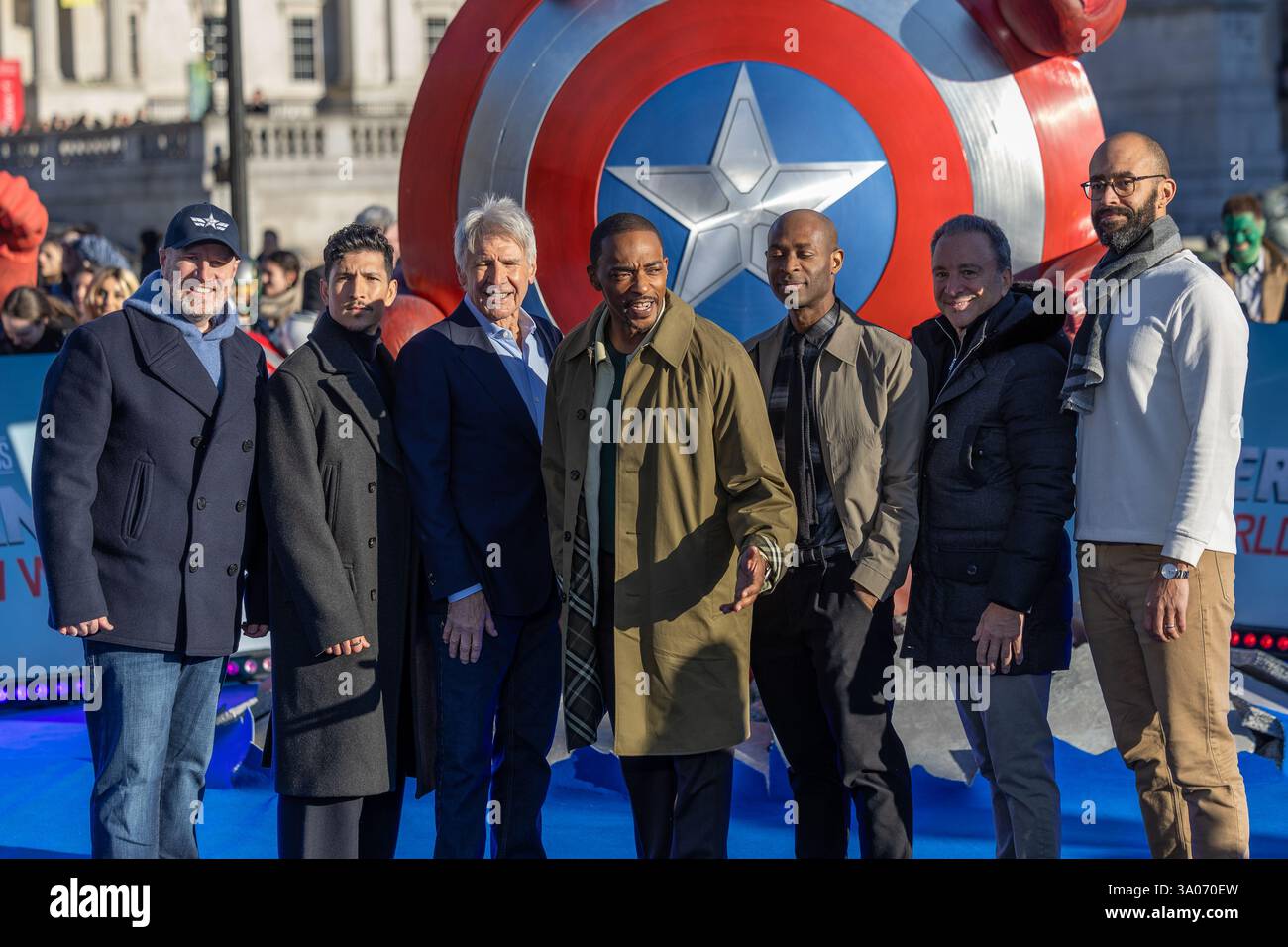 Cast attend the Captain America Film Brave New World photocall in ...