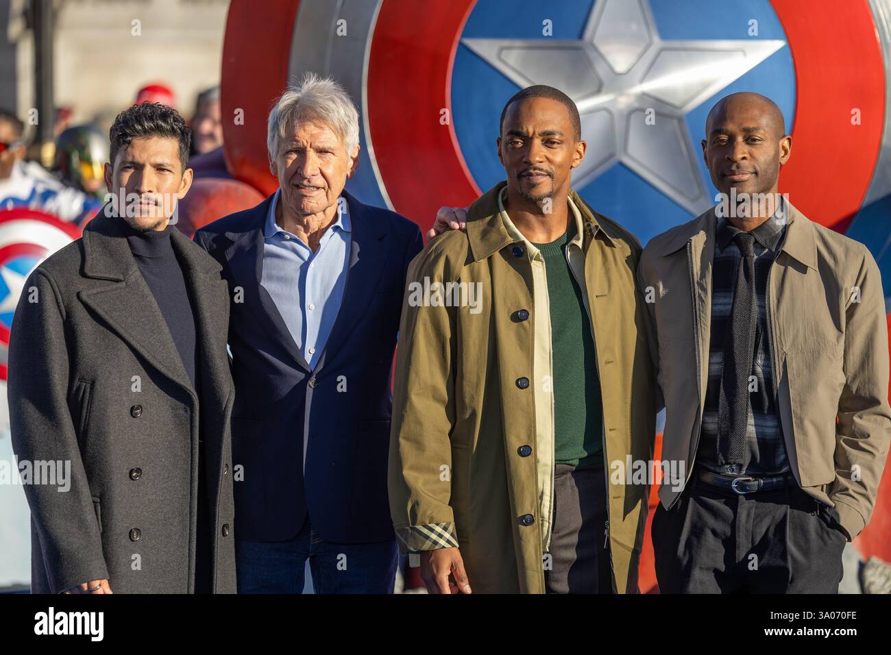 Cast attend the Captain America Film Brave New World photocall in ...