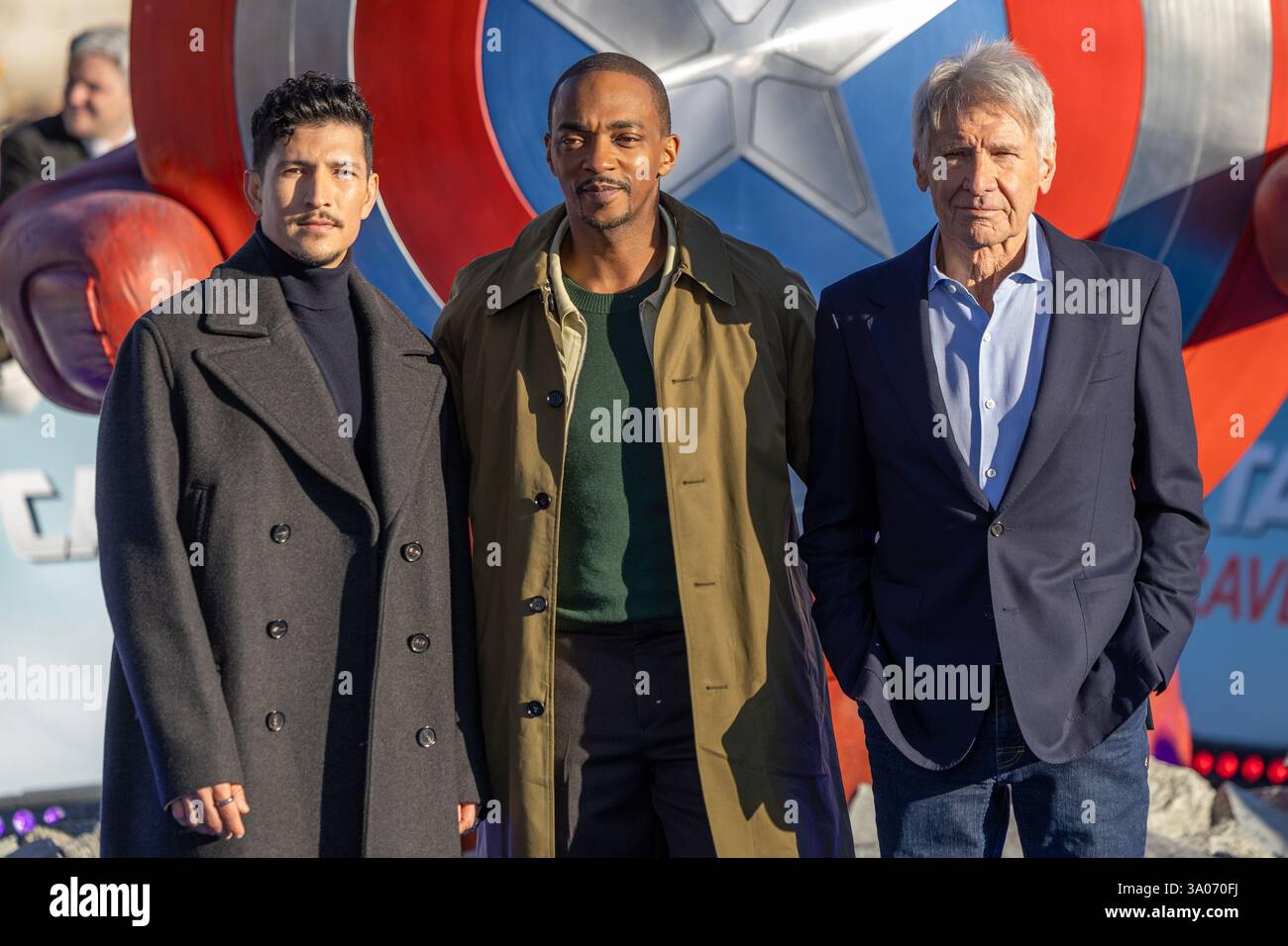 Cast attend the Captain America Film Brave New World photocall in ...