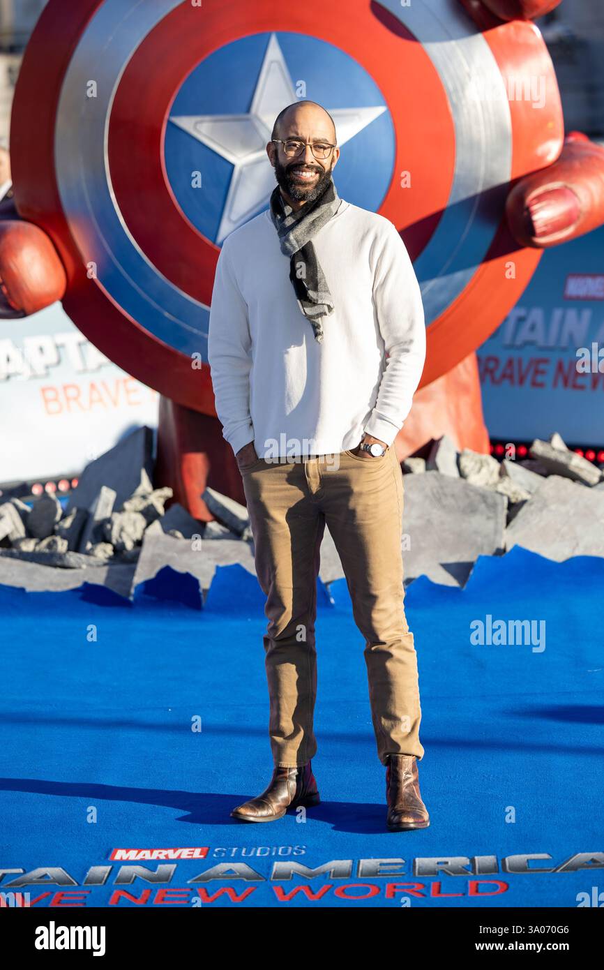 Cast attend the Captain America Film Brave New World photocall in ...