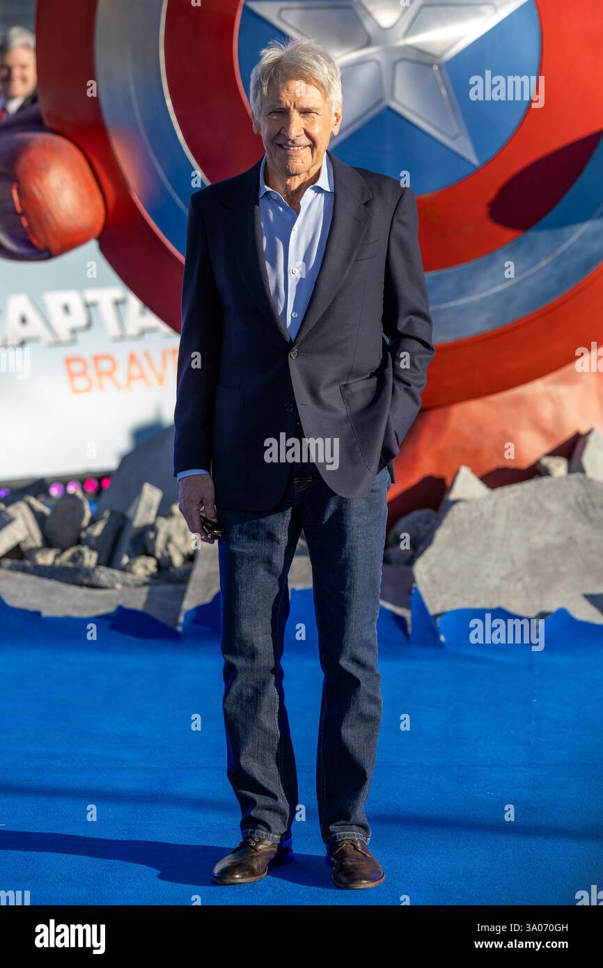 Cast attend the Captain America Film Brave New World photocall in ...