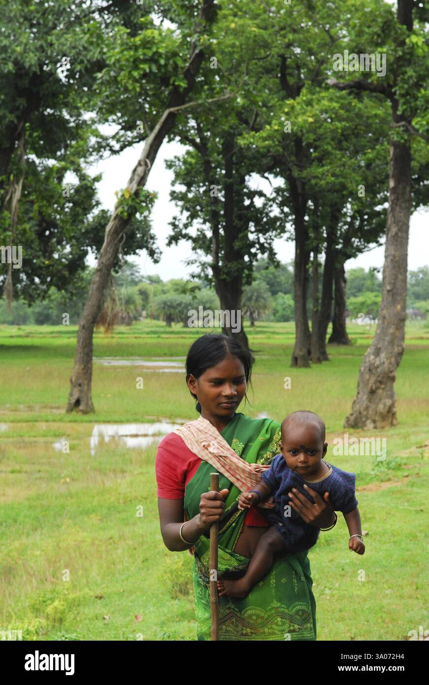 Ho tribes mother and child, Chakradharpur, Jharkhand, India NO MR Stock ...