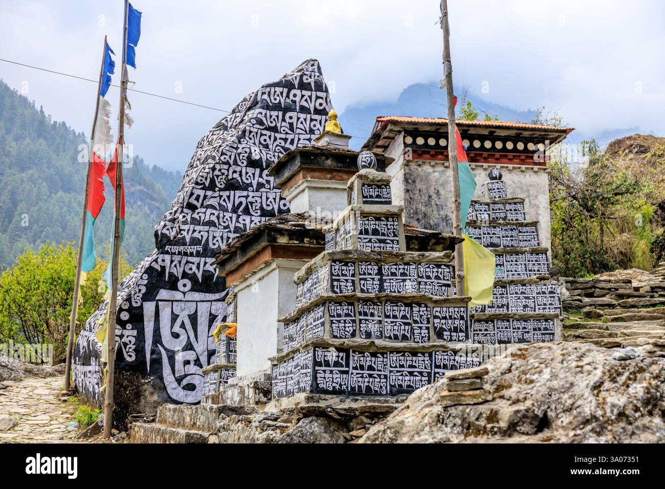 Nepal cultural symbols in architecture of the city Kathmandu, Pokhara ...