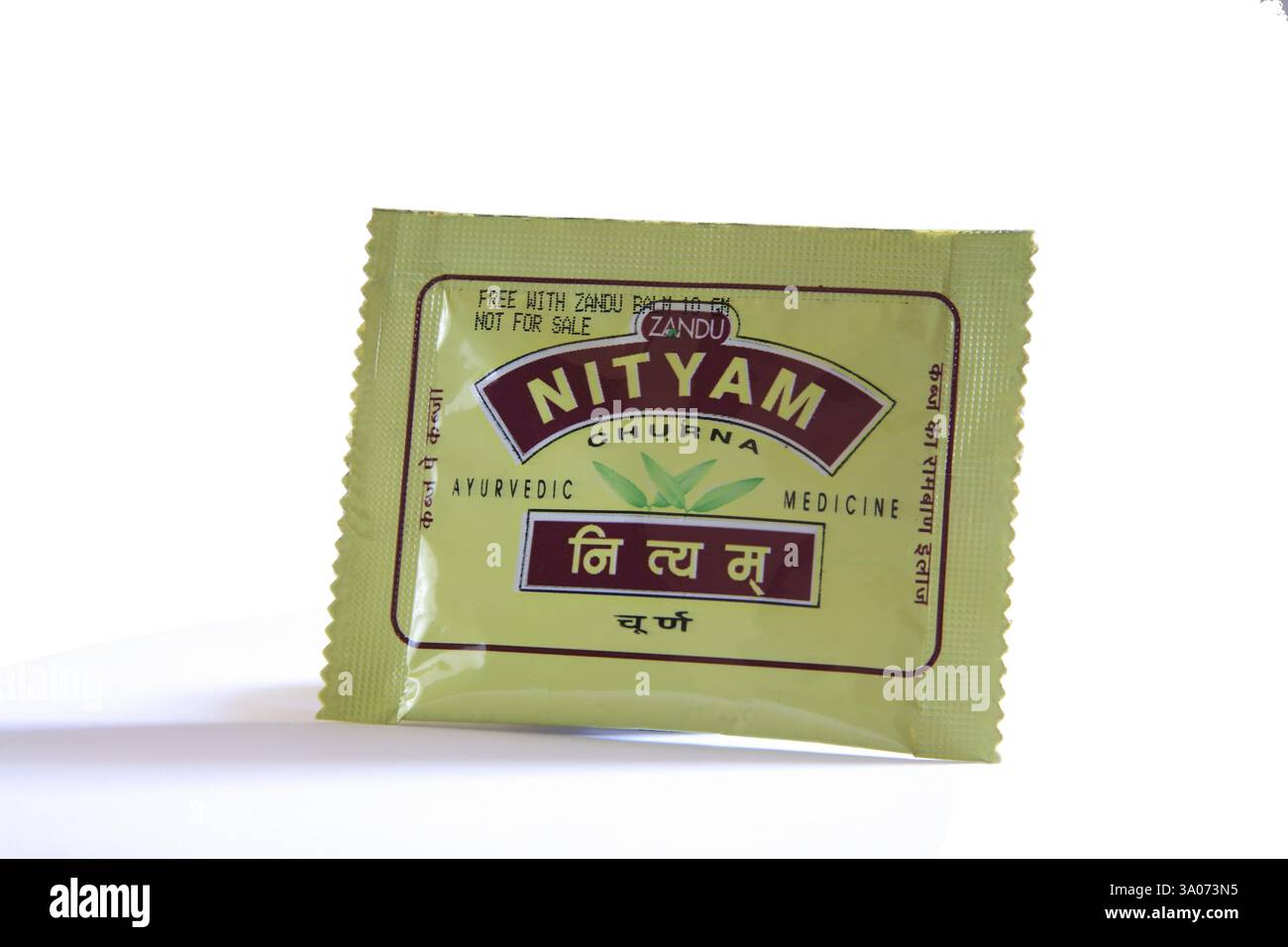 Ayurvedic medicine nityam churna powder in packet relief from chronic ...