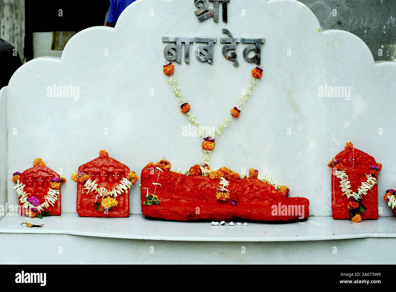 Statues of God in four different shapes as per inscription engraved ...