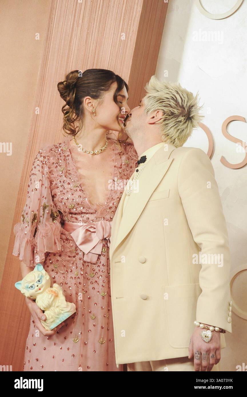 Charlotte Lawrence, Andrew Watt at arrivals for The 97th Academy Awards - Arrivals 1, Dolby ...