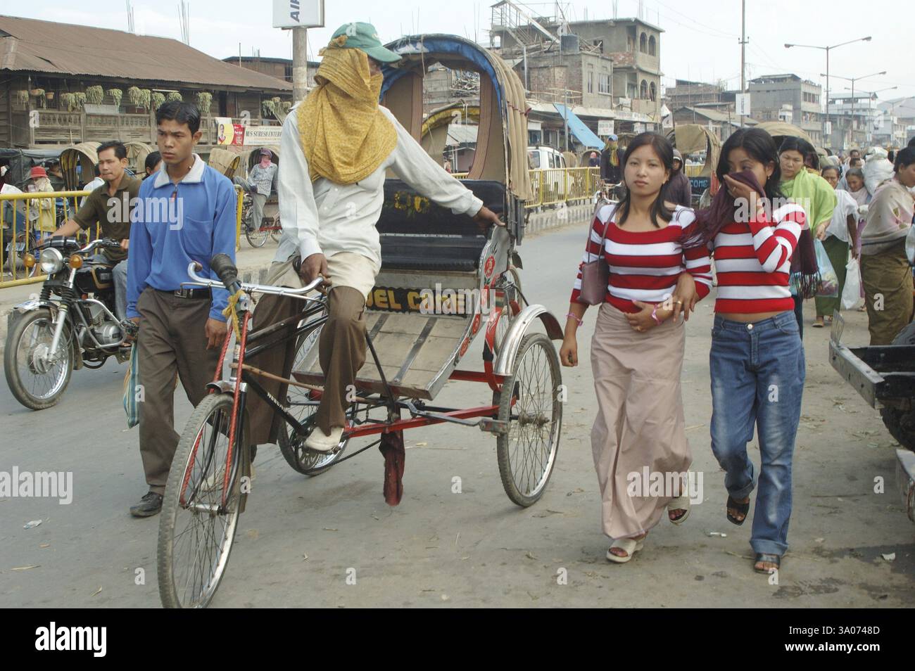 Street scene, Imphal, Manipur, India, Asia Stock Photo - Alamy